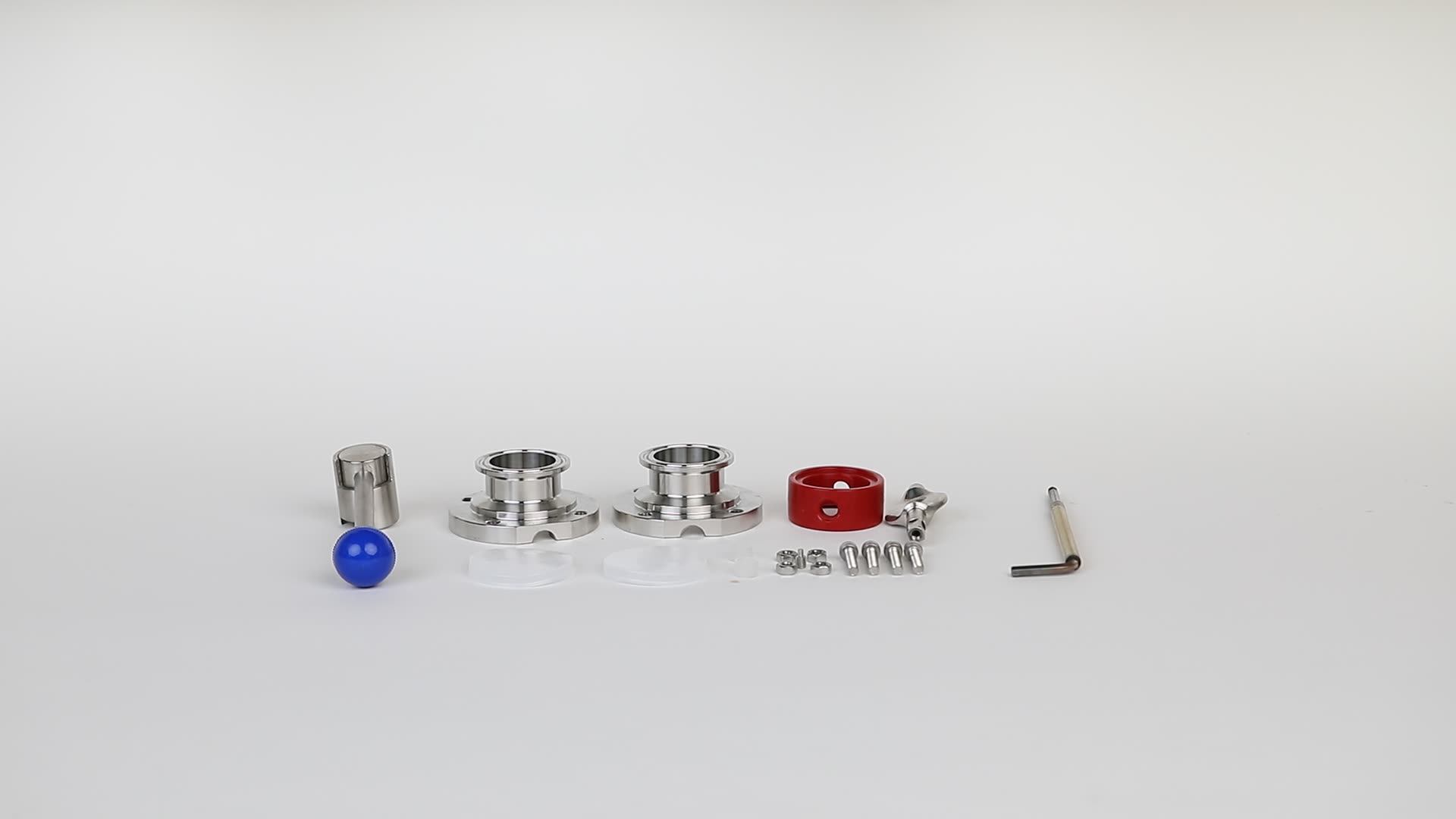 Compass 6 Inch Butterfly Valve Wafer Type Hygienic Butterfly Valve ...