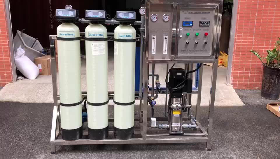 Purificateur D'eau 500l/h 1000l/h Osmose Inverse Ro Plante For Eau Potable Water - Buy Ro Water ...