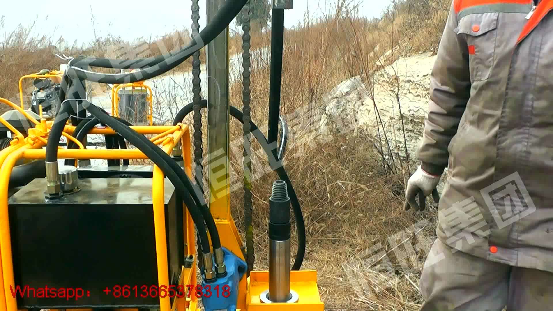 Geological Exploration Rock Drill Rig Air Percussion Drill With ...