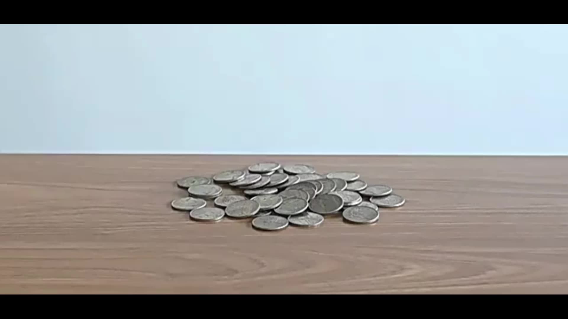 Coin Wrappers With Coin Sorter Tubes Funnel Shaped Color Coded Coin ...