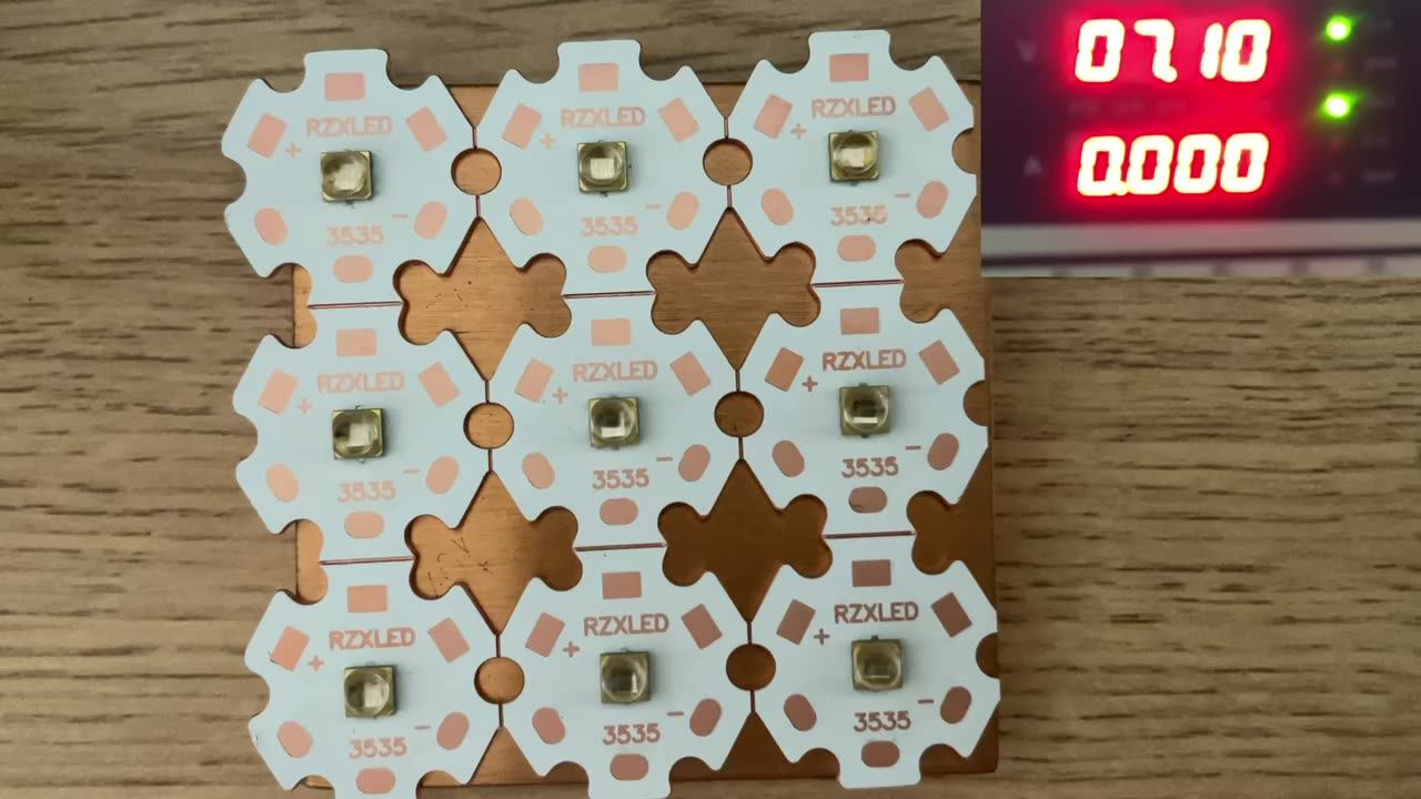 Rzxled High Power 3w Deep Led Uv 60~80mw Smd Module 254nm 255nm 265nm ...