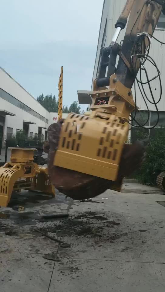 Mini Excavator Grapples With Rotator Sorting Grab For Demolition - Buy ...