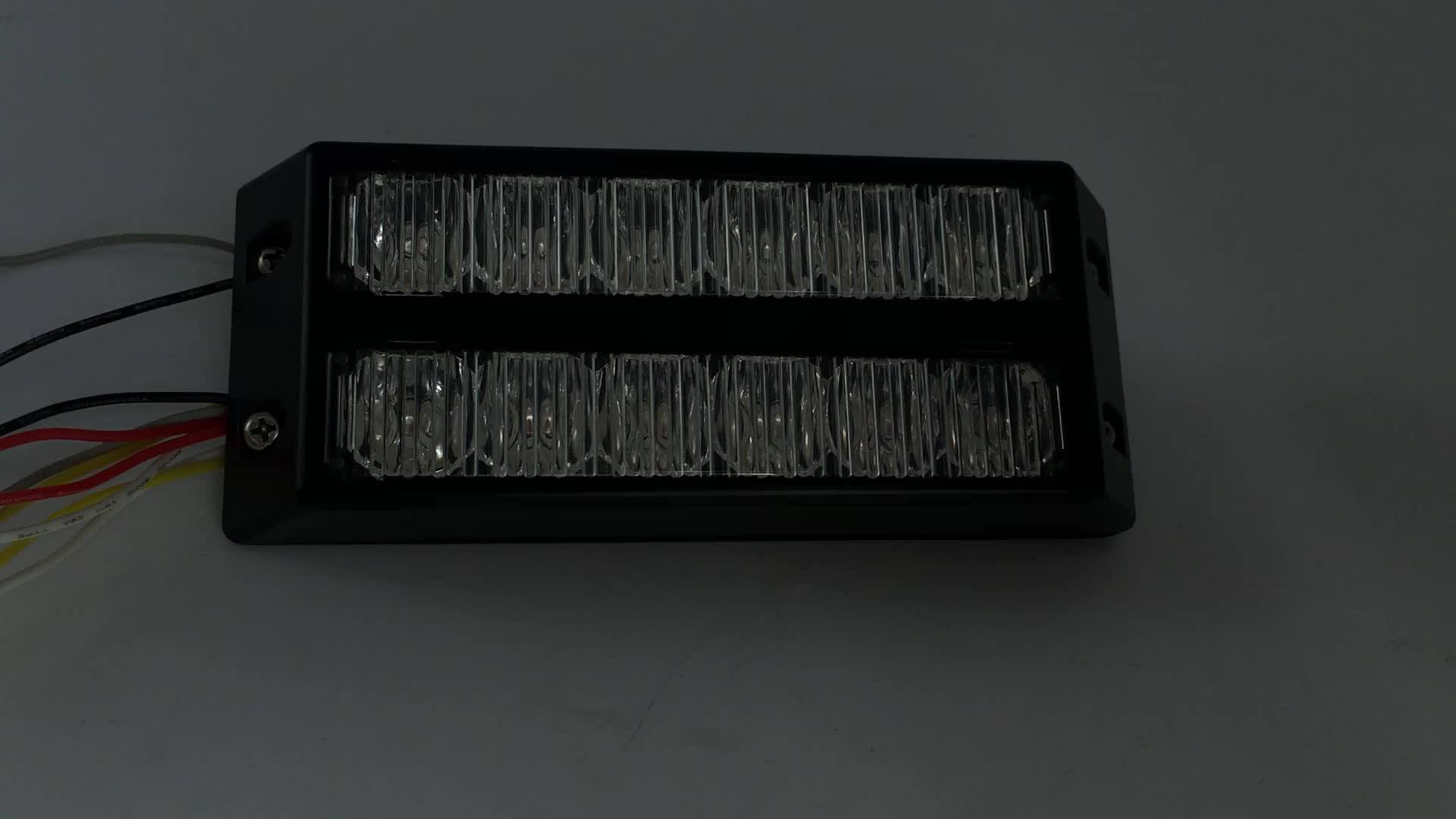 12v/24v Amber Led Surface Mount Light Head Vehicles Ambulance Flashing ...