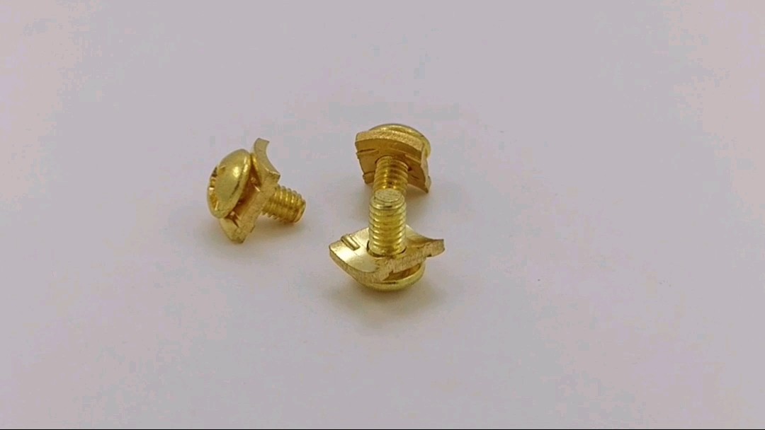 Square Washer Brass Terminal Sems Screw For Screw Terminal Block M4 ...