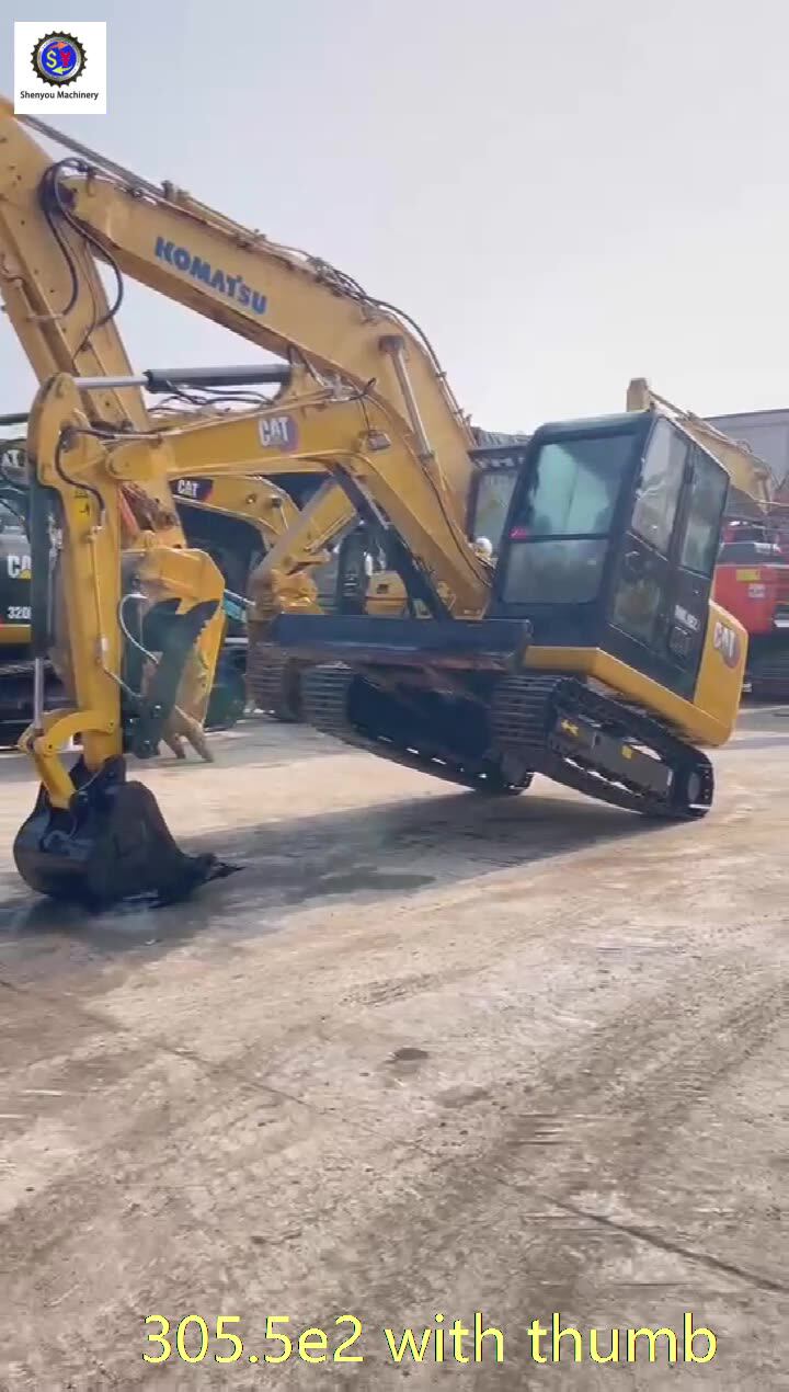 Tier 4 Caterpillar 305.5e2 Mini Crawler Excavator With Thumb,Epa Ce ...