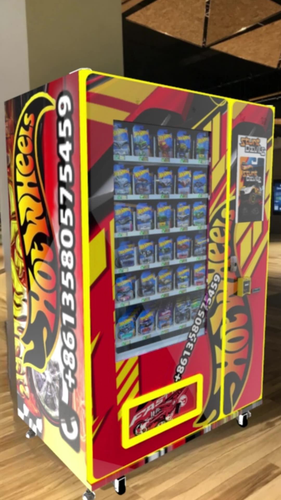 Hot Wheels Vending Machine Classic Ads Touch Screen Trading Cards ...