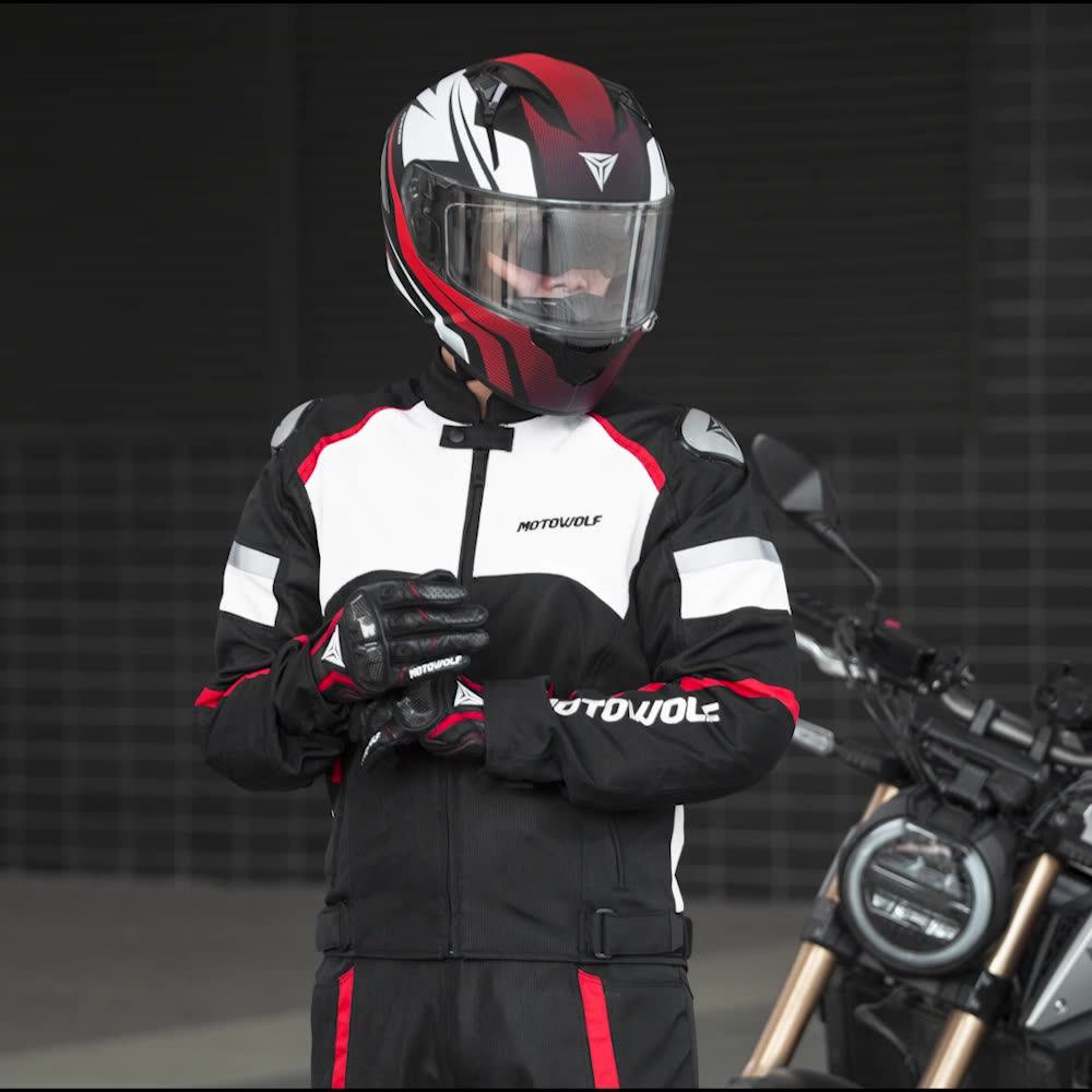 Motowolf Motorcycle Jacket Winter Motorcycle Men's Racing Jacket ...