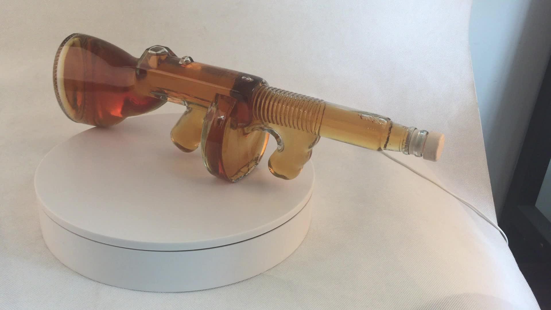 Machine Gun Glass Wine Bottle 800ml - Buy Gun Glass Wine Bottle 800ml ...