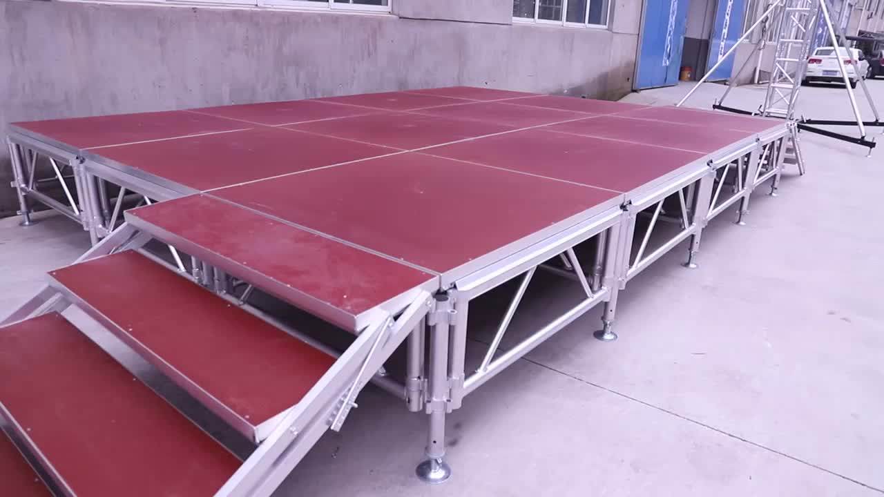 Stage Light Truss Metal Structures For Stage Aluminum Portable Stage ...