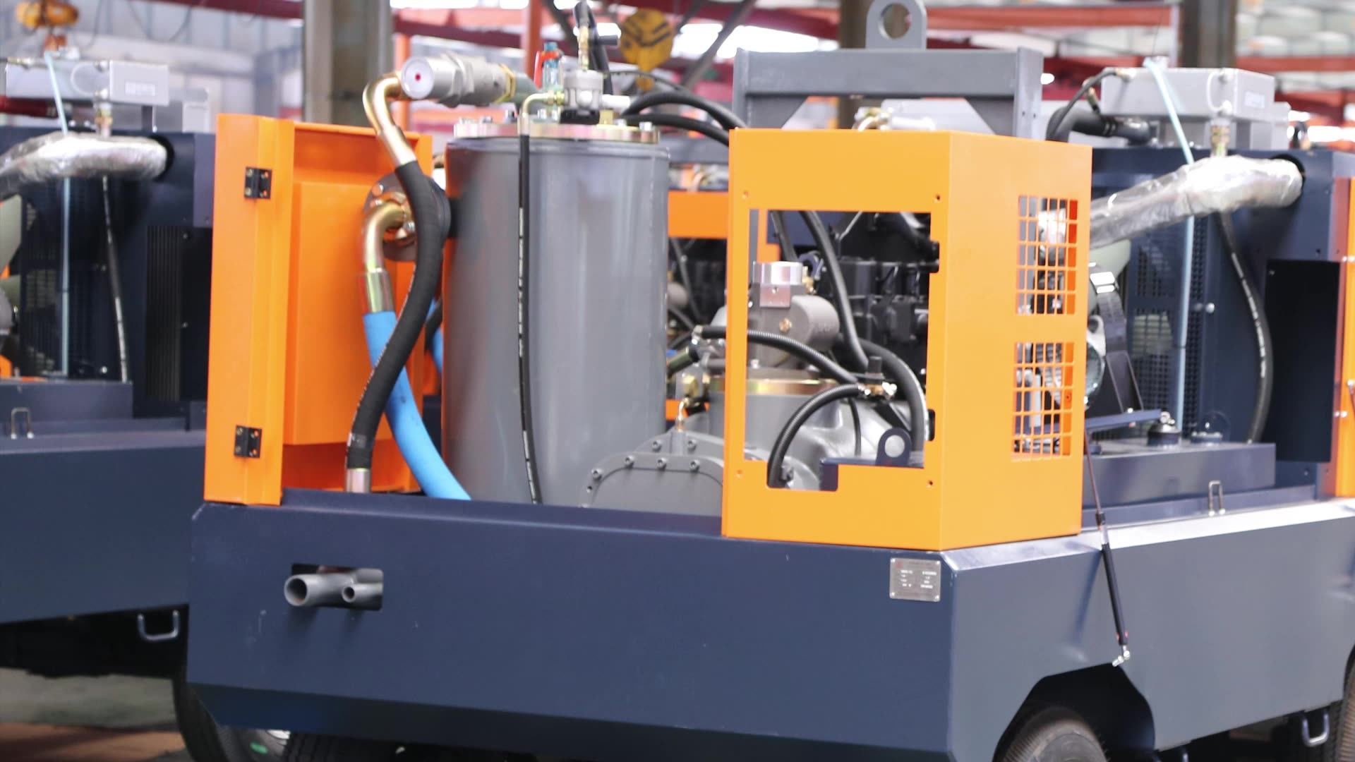 Apcom 185 Cfm Air Compressor For Machine Portable Screw 185cfm Air ...