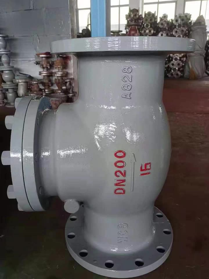 供应旋启式止回阀H44H-16/25C铸钢WCB法兰式单瓣止回阀高压单向阀-阿里巴巴
