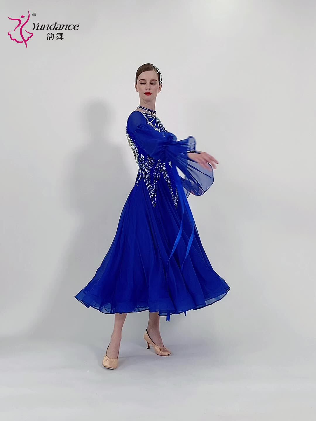 B-2298 Custom New International Standard Ballroom Dance Dress High ...