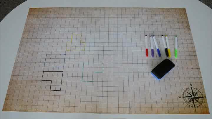 1.0-4b1 Reusable Dry Erase Custom Map D&d Battle Map Dungeons And Dragons Grid Map - Buy Custom ...