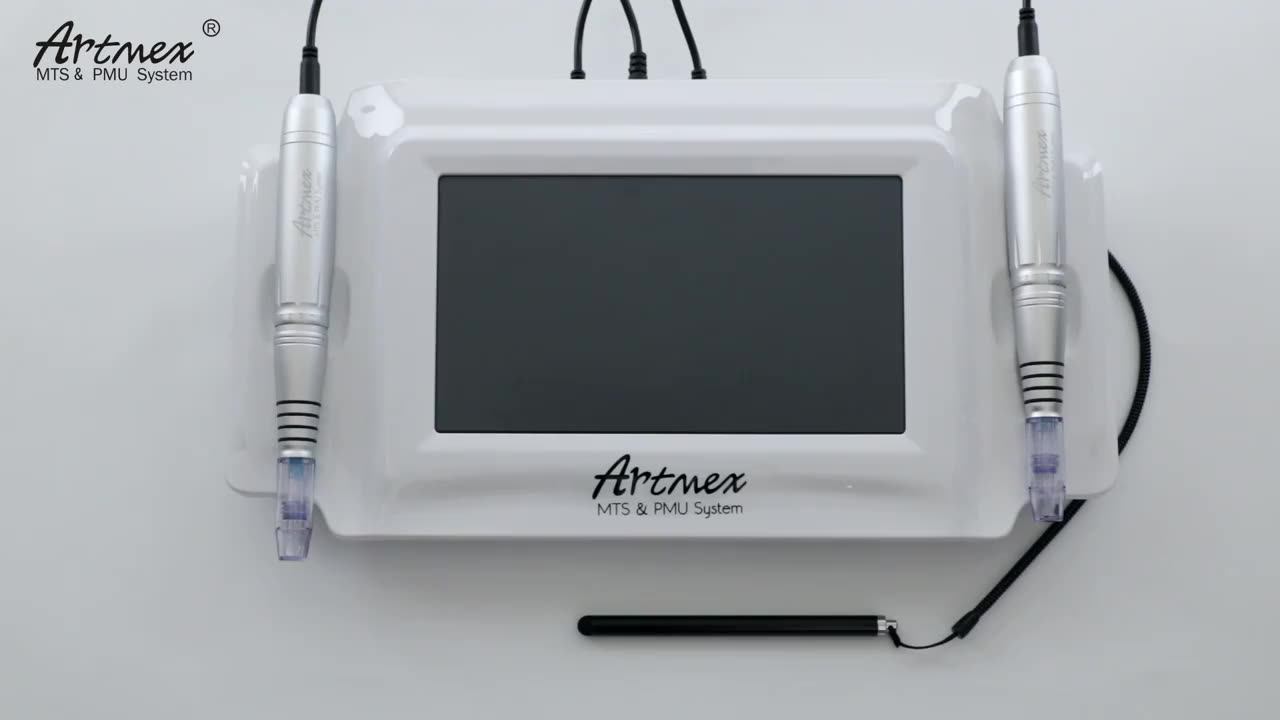 Digital Pmu Mts Permanent Makeup Tattoo Microneedling Machine With 10 ...