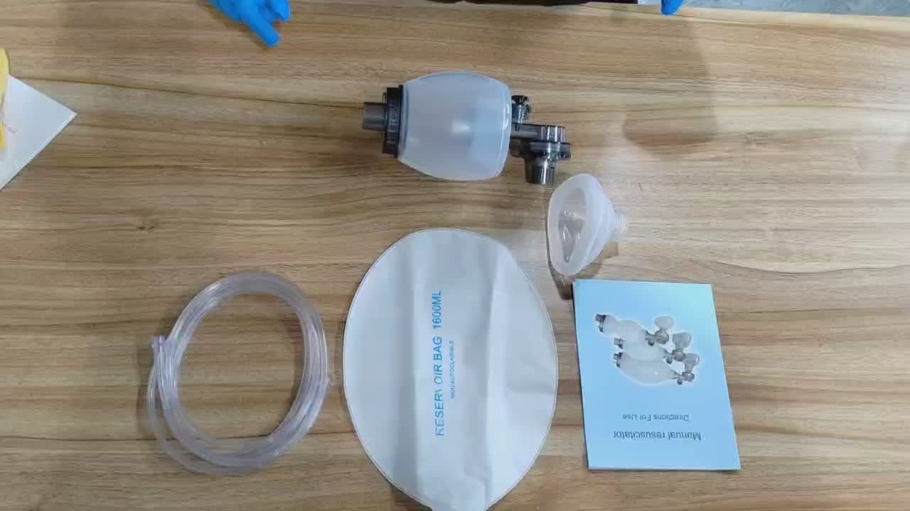 First Aid Resuscitation Simple Breathing Apparatus Silicone Artificial ...