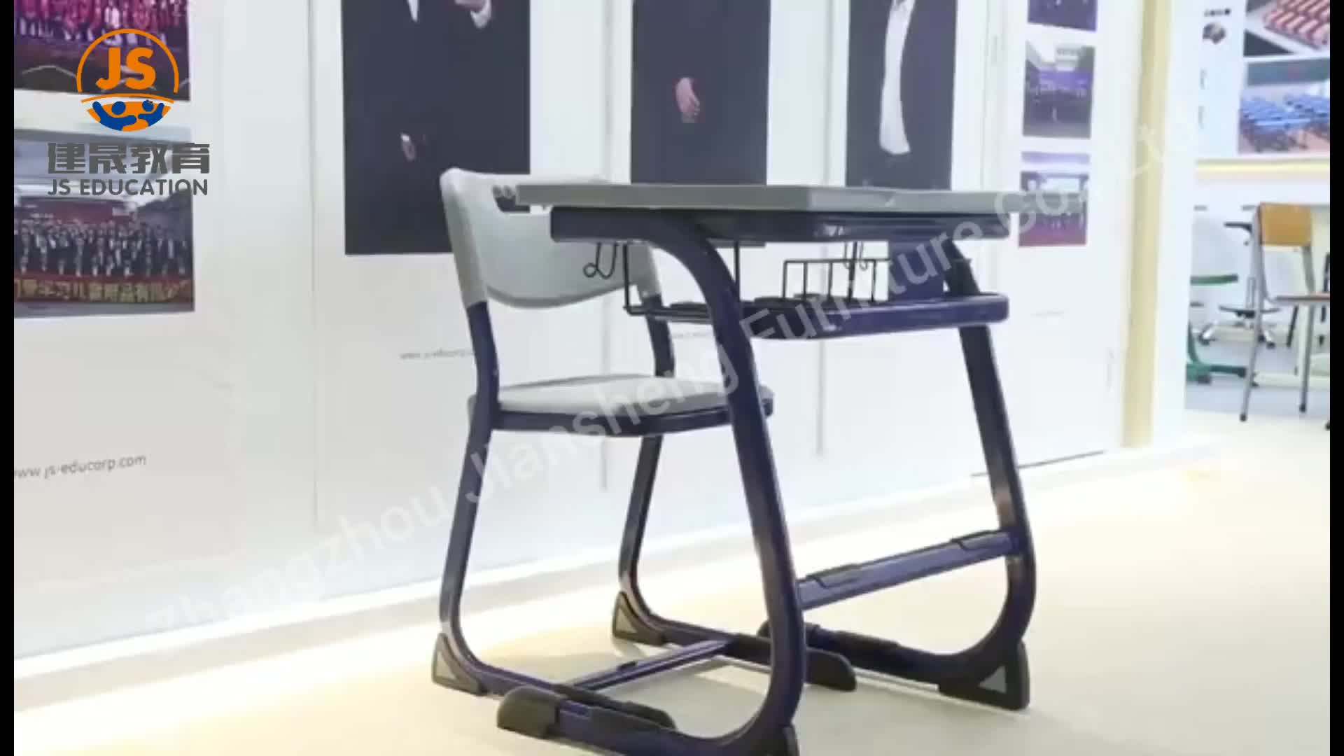 Unique School Furniture For Sale Double Student Desk And Chair With Mdf ...