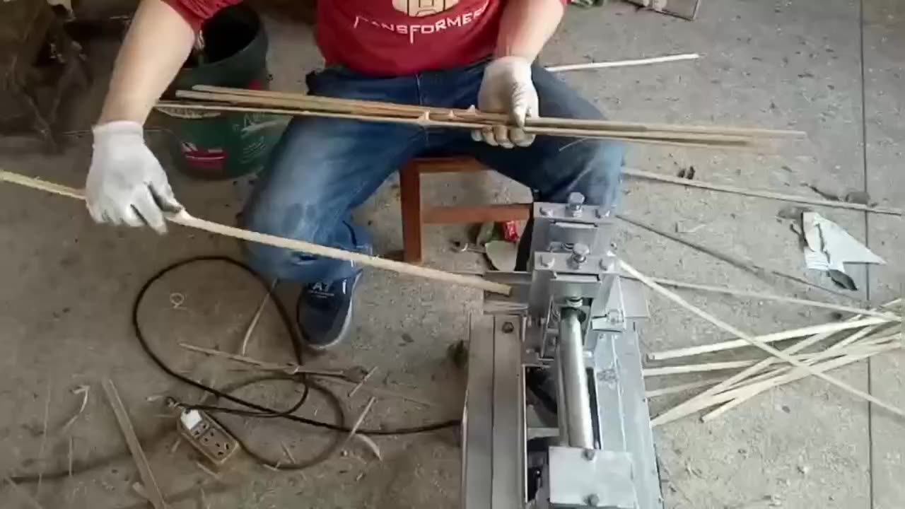 Manual Electric Bamboo Opening Cutting Splitting Machine Bamboo Plastic ...