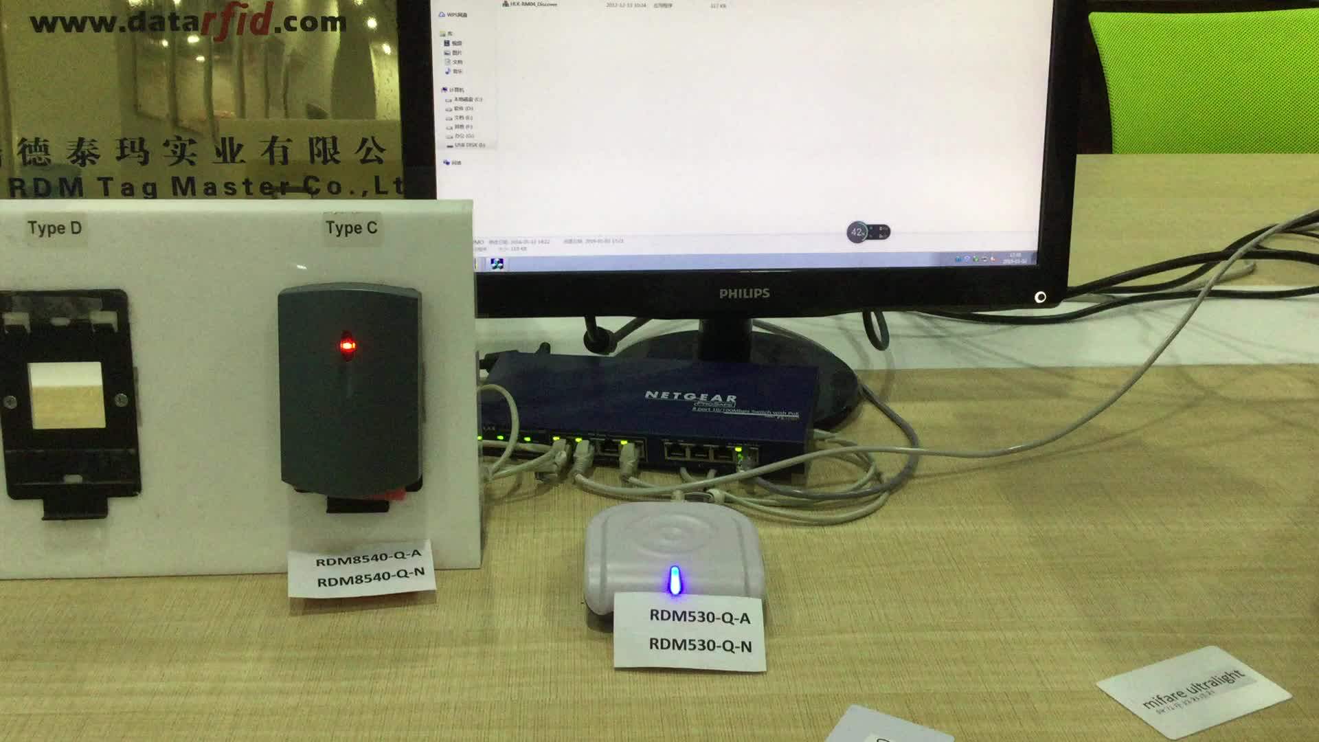 Rfid Reader With Tcp/ip Protocol For Lan/ Wall-mount Rfid Reader - Buy ...