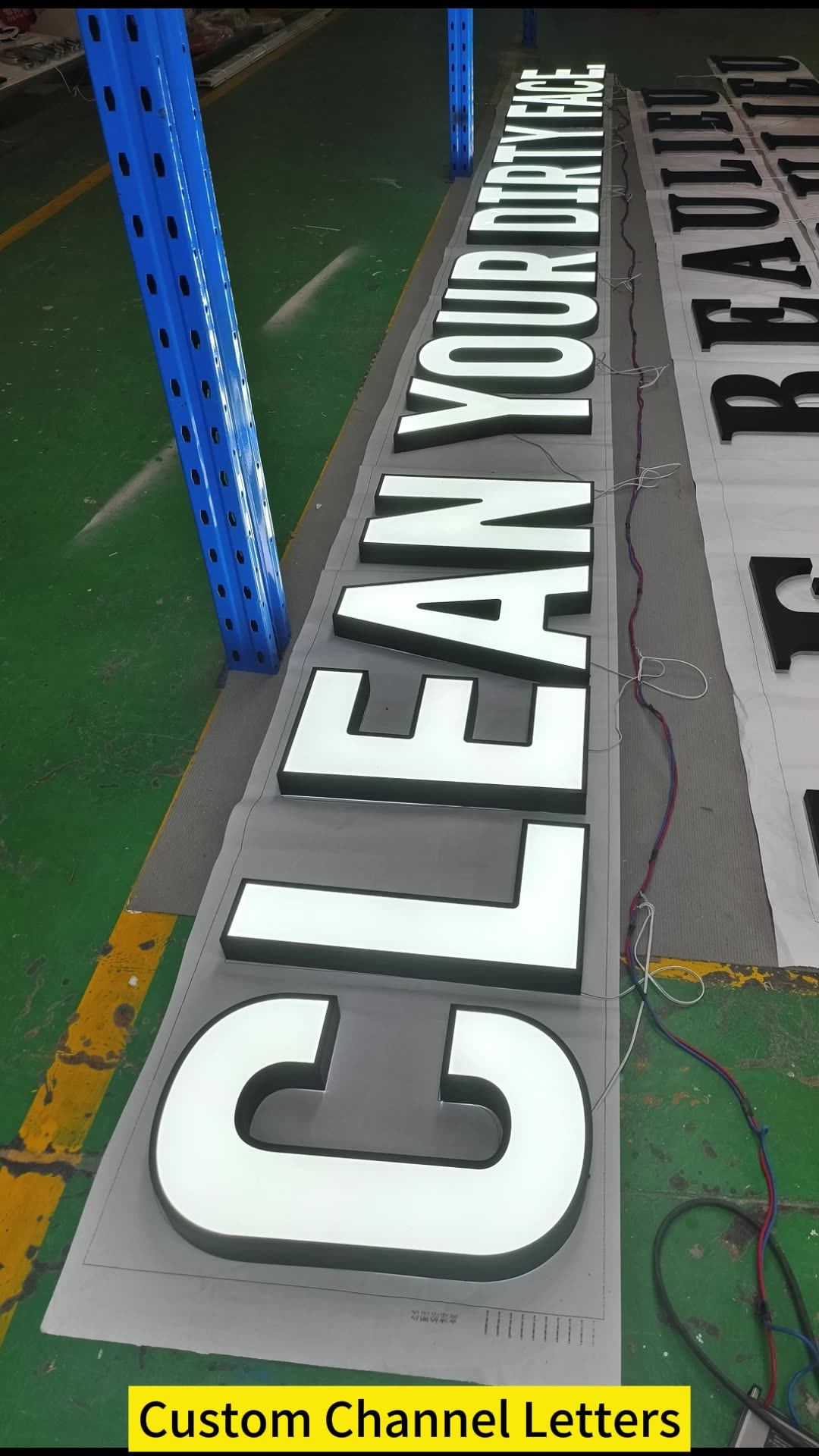 Koncept Custom Alphabet Letter Led Illuminated Sign Store Outdoor Sign ...