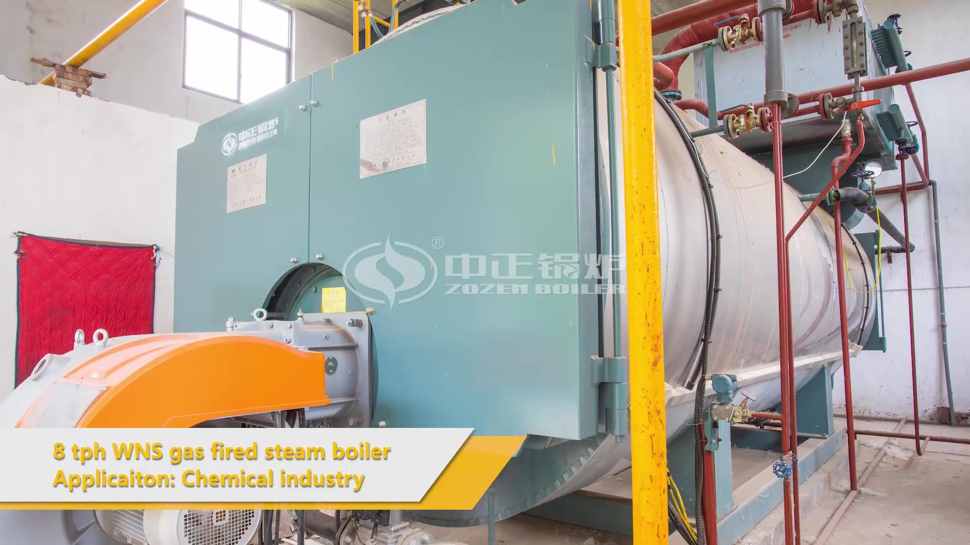 Automatic Industrial Horizontal 100 Bhp Fire Tube Oil Gas Dual Fuel ...