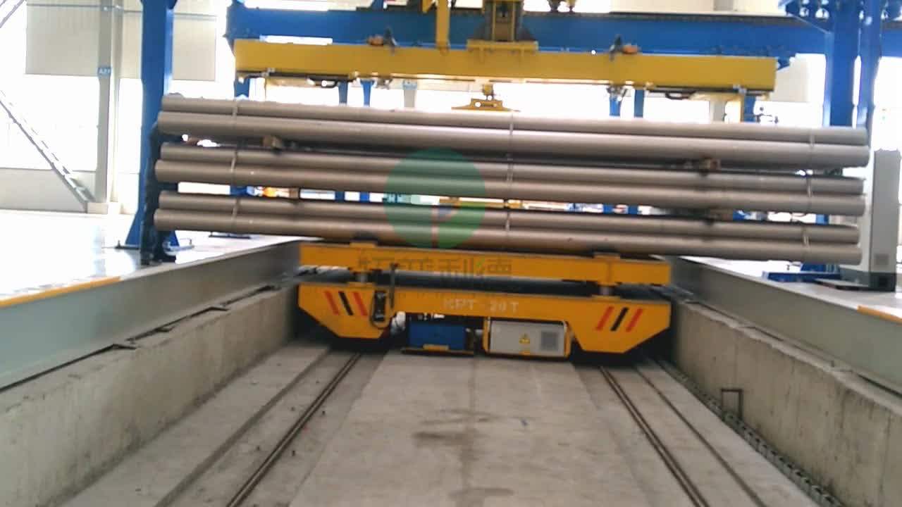 Explosion Proof Agv Railway Transfer Trolley For Raw Material Transfer ...