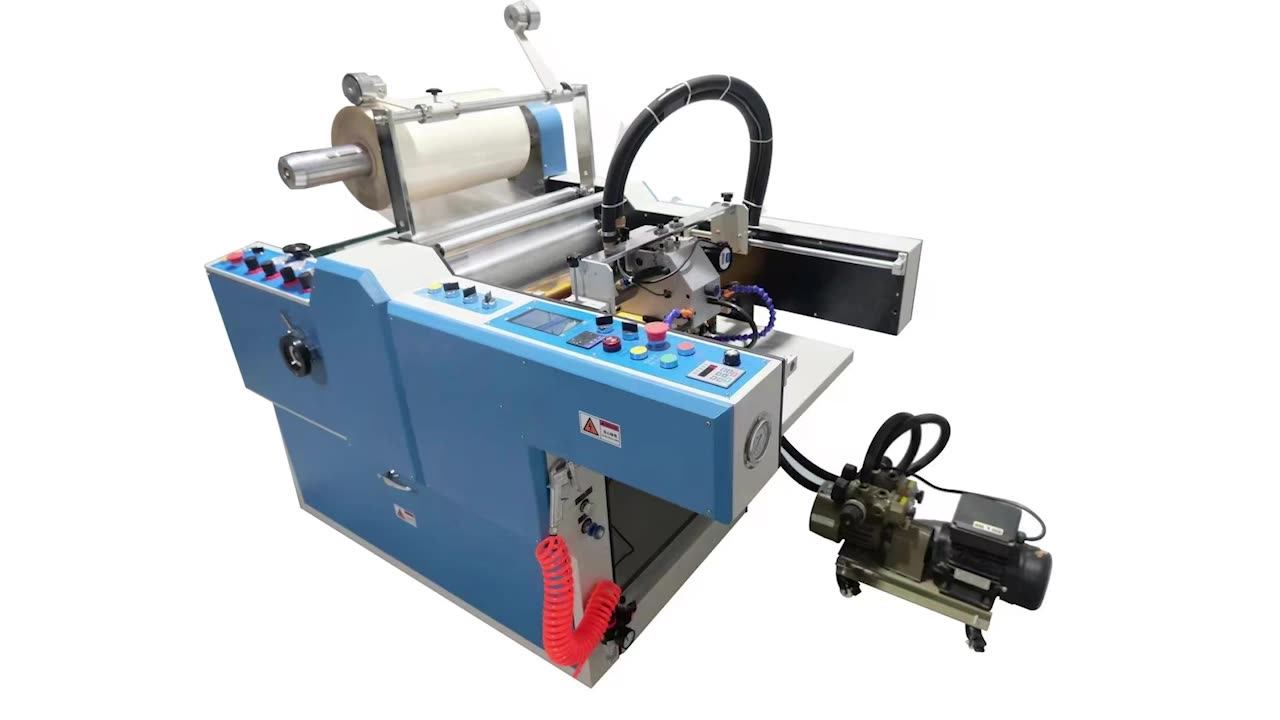 Sg-540f Fully Automatic Hydraulic Laminating Machine A3 A4 A2 Paper ...