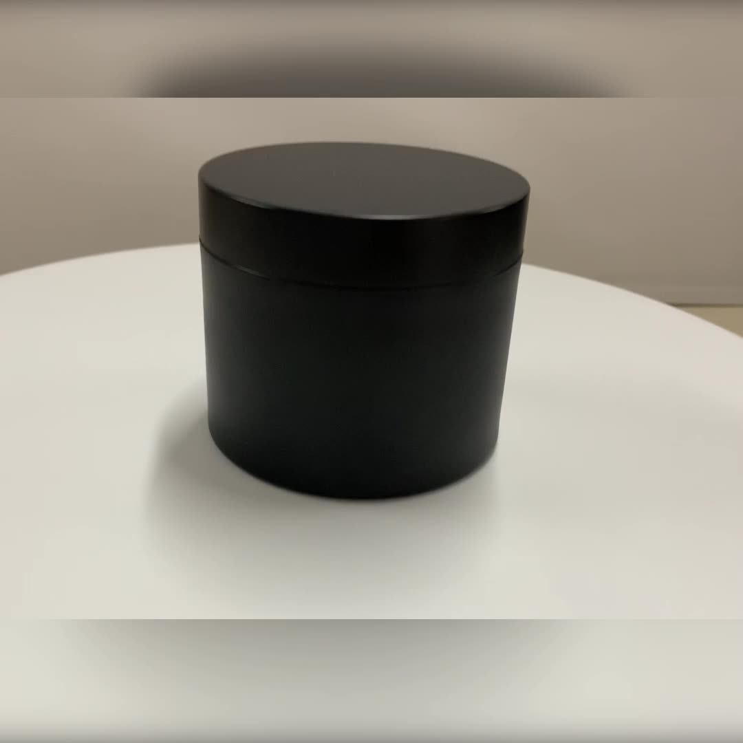 Variety Capacity Size Matte Black 250g Hair Conditioner Jar Hair Jar ...