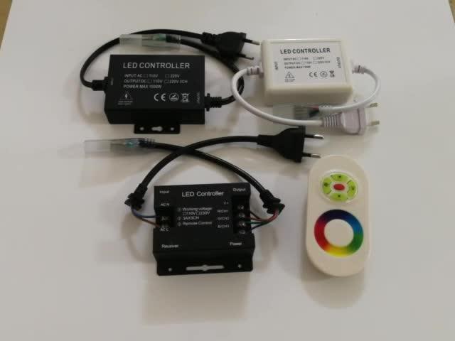 110v 220v 230v Wireless Touch Screen Led Rgb Strip Rf Controllers ...