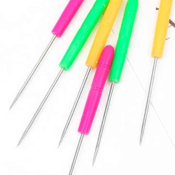 Wholesale Color Plastic Handle Awl Diy Sewing Tools Awl Needles Craft ...
