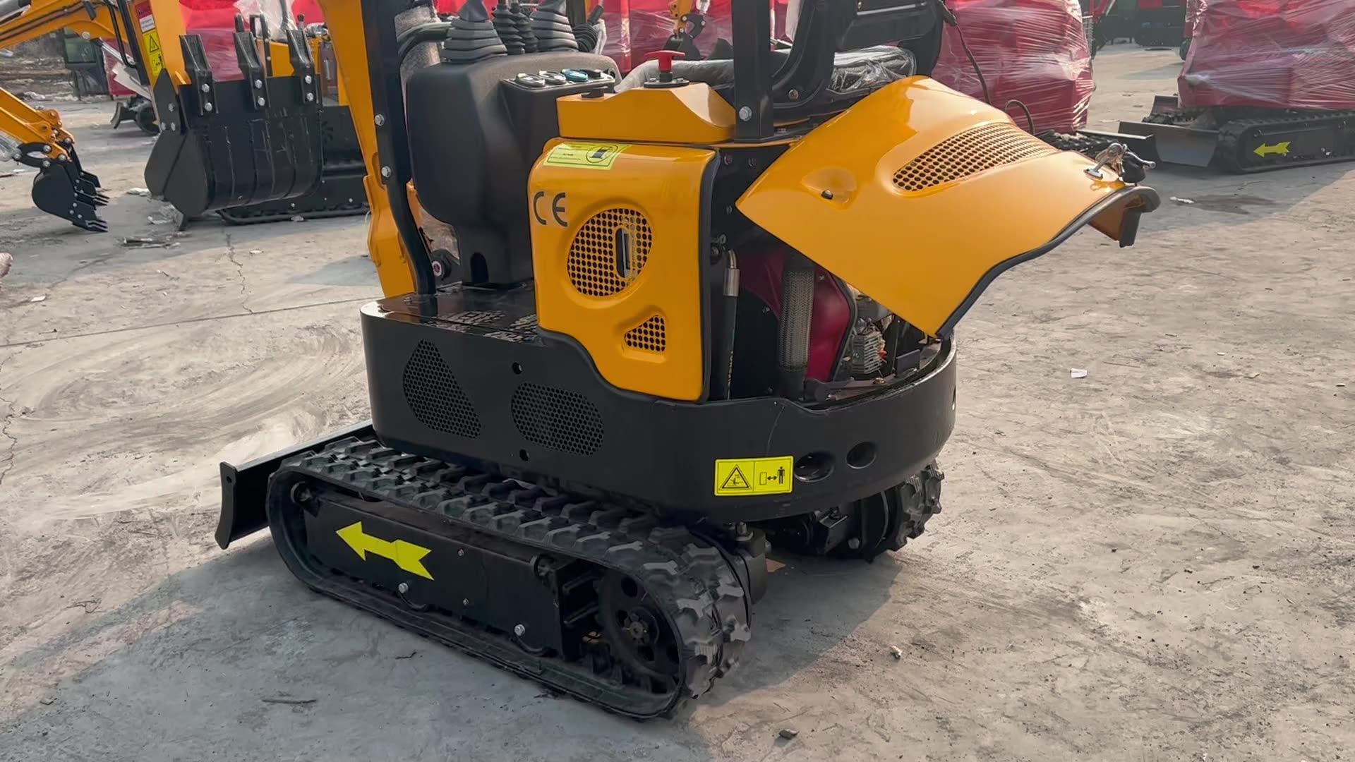 Kubota/yanmar Engine 1000kg Small Digger Ce/epa/euro 5 Compact Mini ...