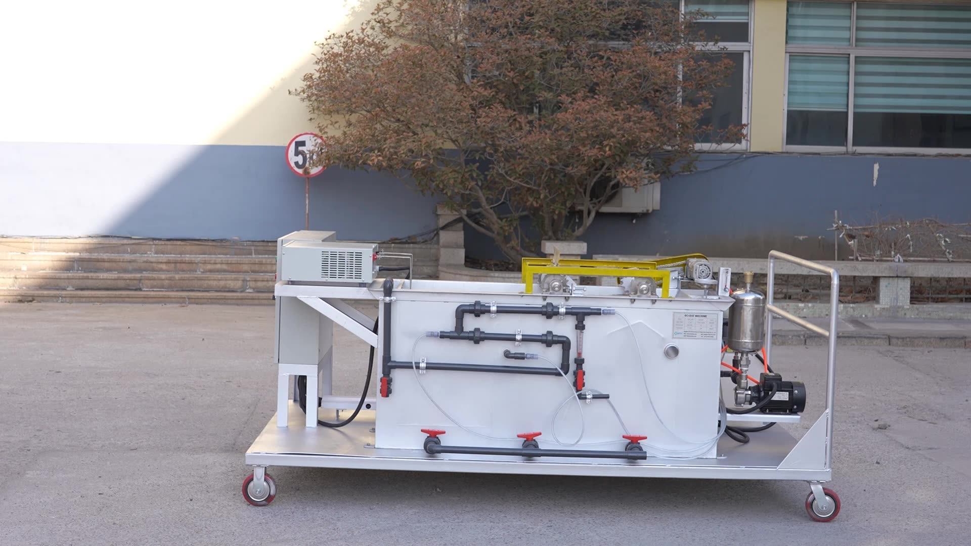 Industrial Electrocoagulation System Textile Wastewater Purification ...