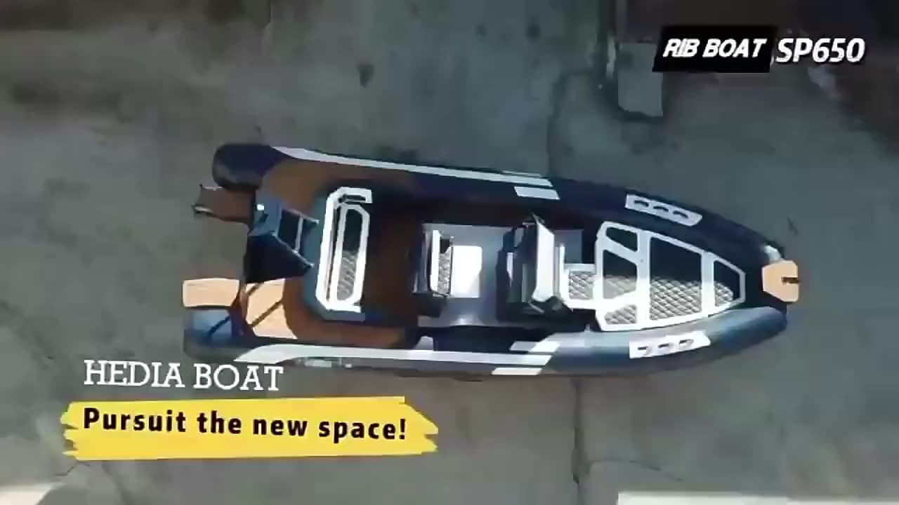 Rhib 650 21 Ft 20ft 7m Hypalon Aluminum Hull Boat Luxury Hard Bottom 6m ...