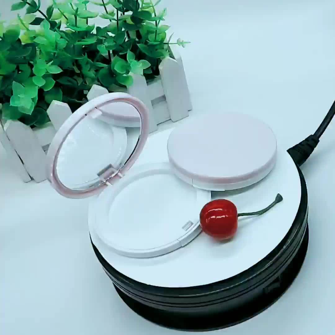 Free Sample Wholesale Empty Cosmetic Pressed Powder Packaging Pink ...