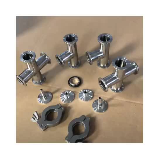 Stainless Steel Kf 16 Kf25 Kf40 Kf 50 Vacuum Tee And Cross - Buy ...