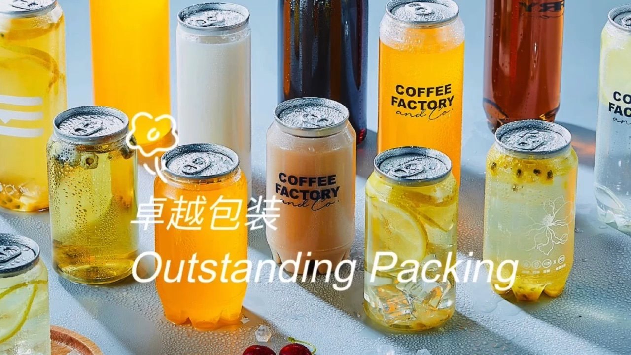 250ml 330ml 350ml 500ml 650ml 700ml 900ml Pet Beverage Cans Clear Soda ...