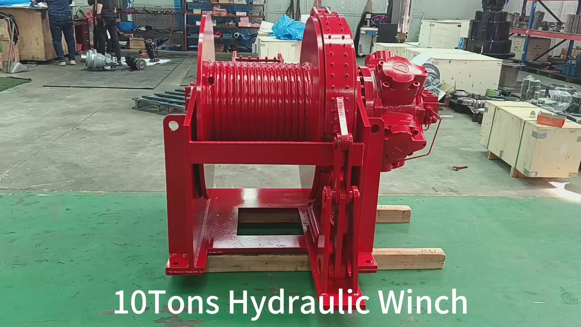 10 Tons Hydraulic Winch For Ships/fishing Boats/dredgers/anchor Winches - Buy Hydraulic Winch ...