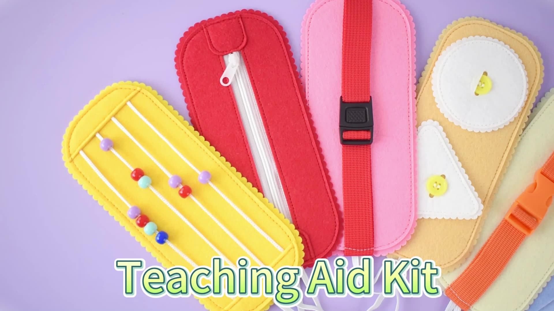 Felt Dress Learning Boards Preschool Early Education Basic Life Skills ...