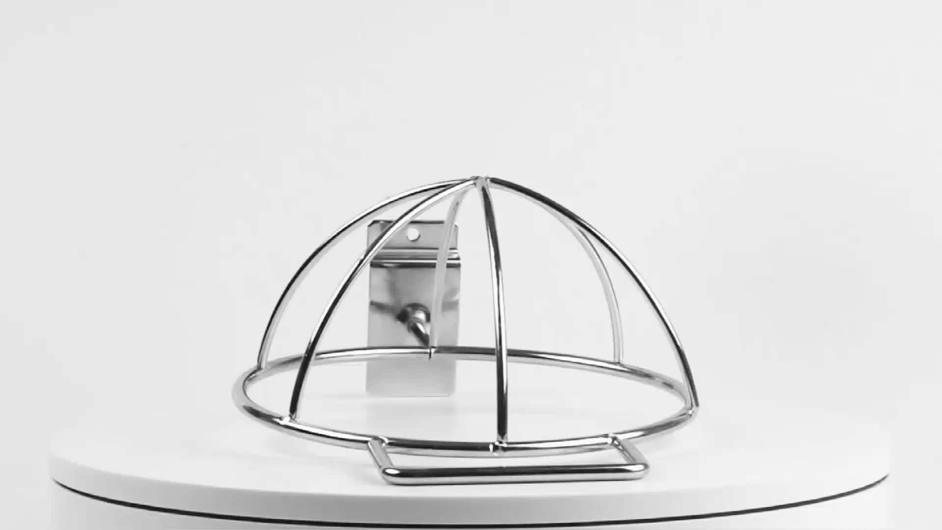 Iron Chrome-plated Metal Hat Display Rack - Buy Display Rack,Iron Hat ...