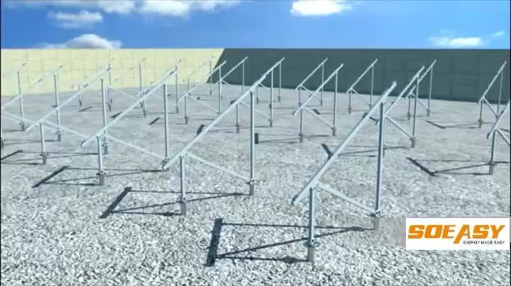 Solar Panel Pv Stand Mounting System With Module Mounting Rack - Buy ...