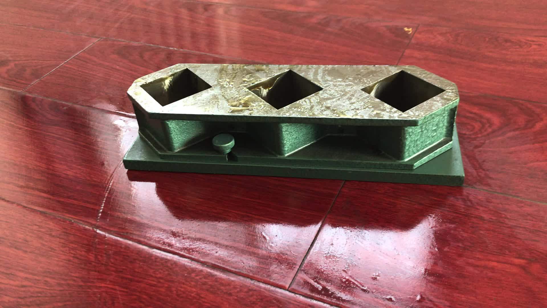 Three Gang Cube Mould 50*50*50 - Buy 50*50 Steel Three Gang Cube Mould ...