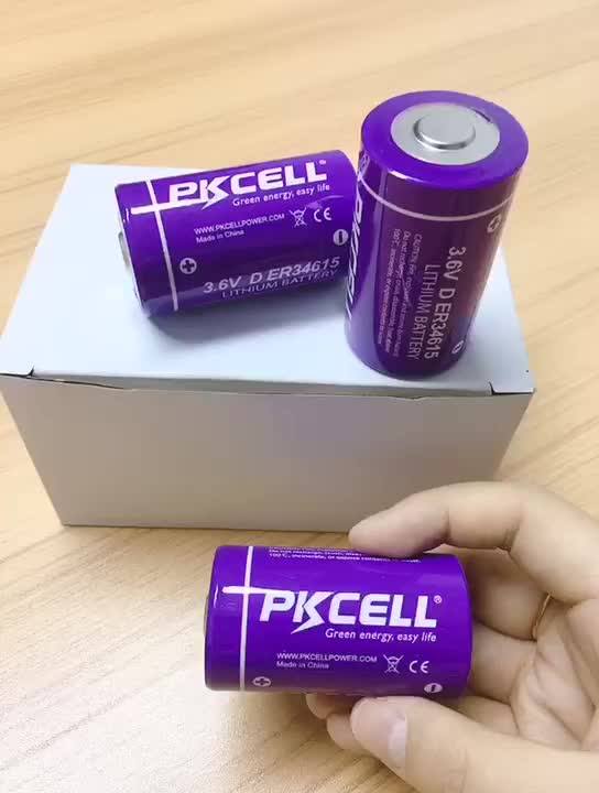 Non-rechargeable Dry Battery Lithium D Cell 3.6v 19ah Er34615 19000mah ...