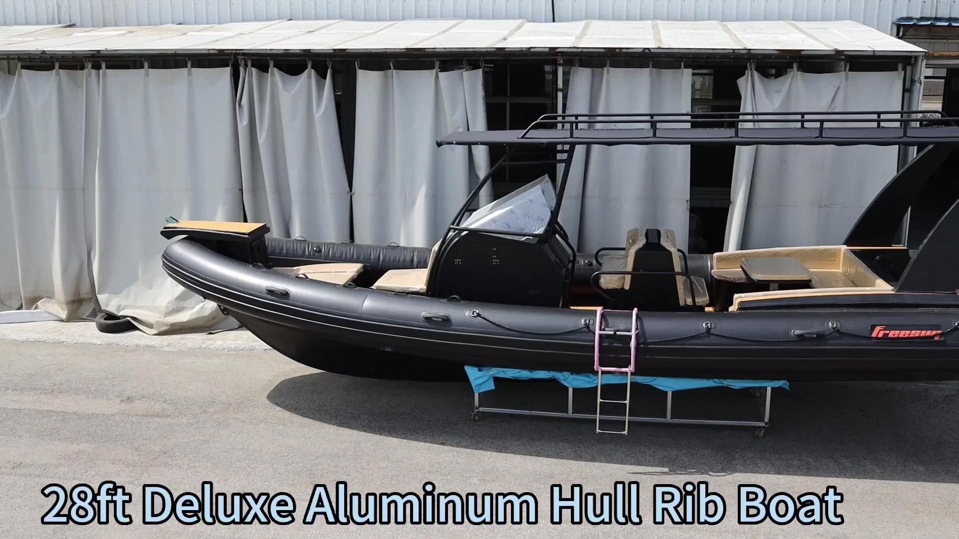 25ft Rib760 High Speed 15 People Aluminum Hull Pvc/hypalon Rib Boat ...