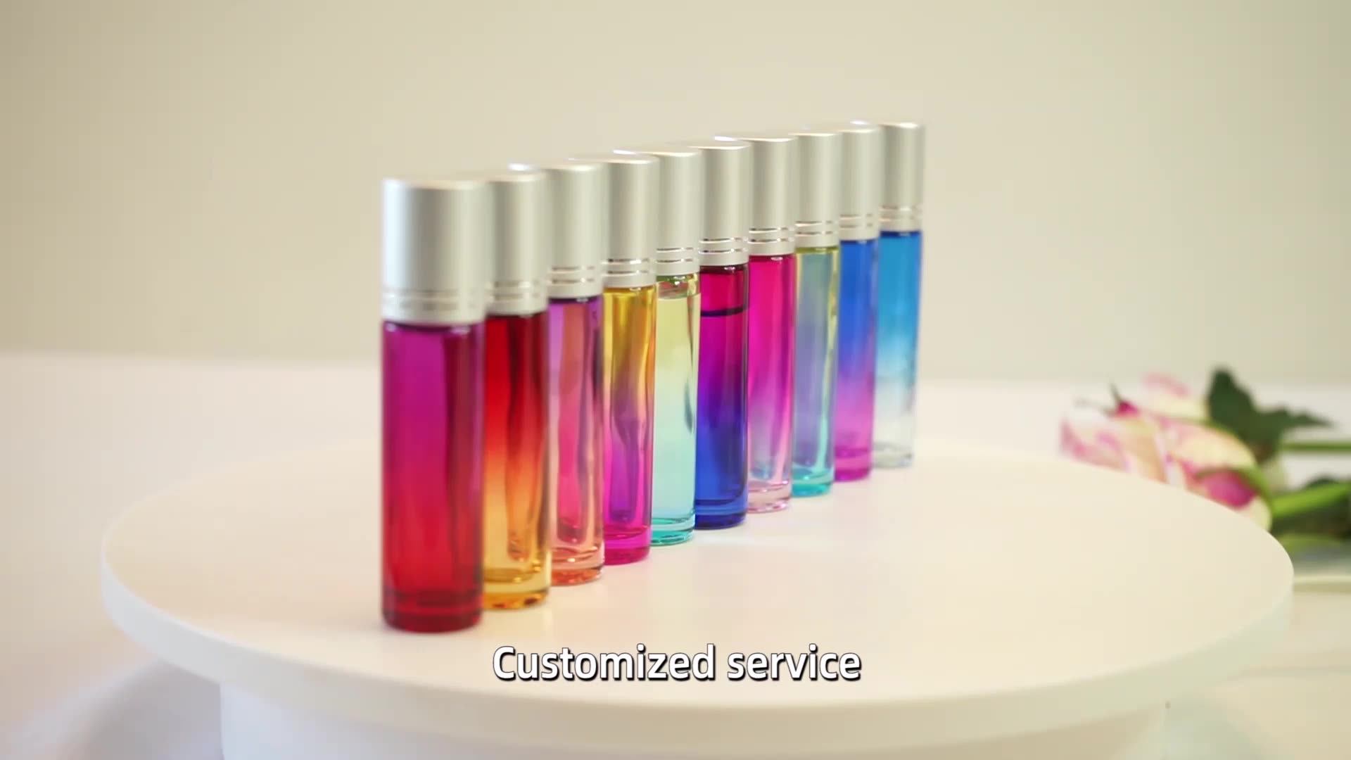 Luxury Custom 3ml 5ml 6ml 8ml 10ml 50ml Rectangle Roller Ball Packaging ...