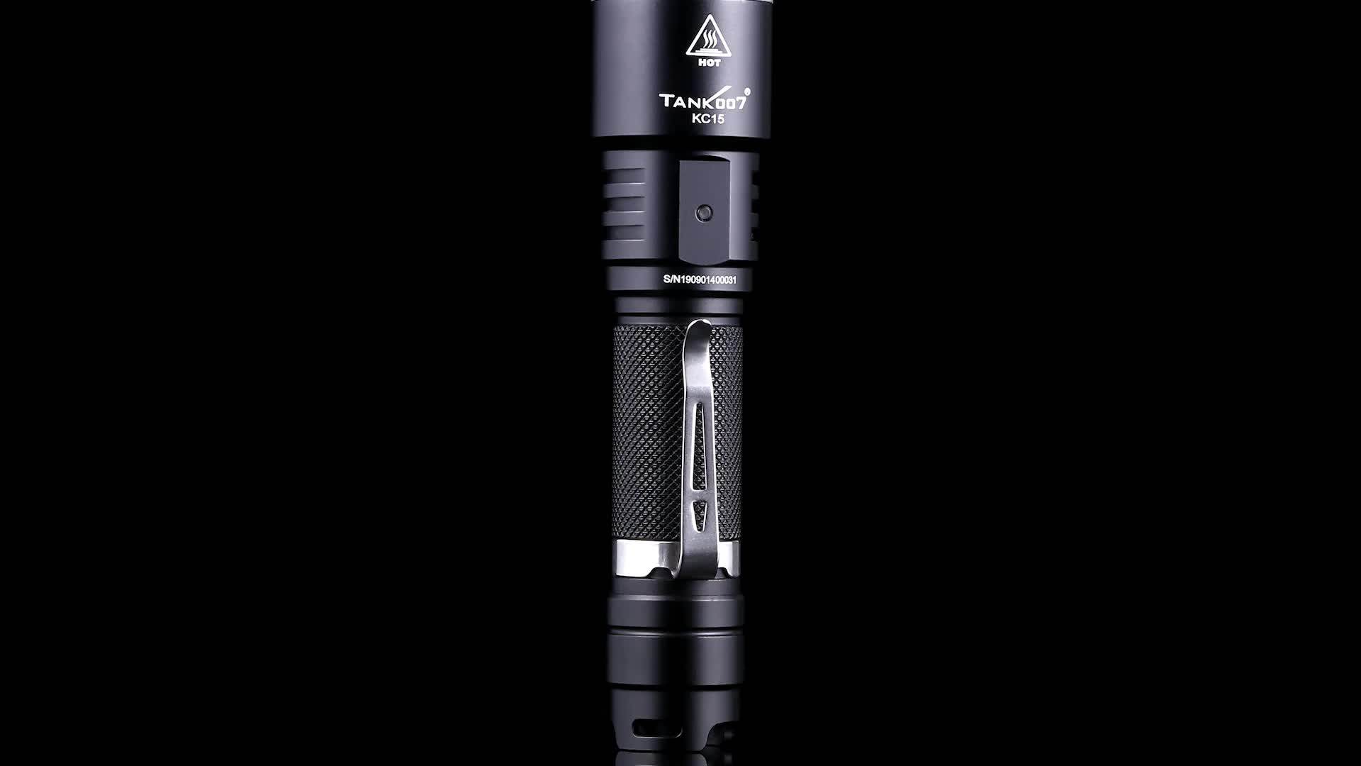 Tank007 Usb Waterproof Torch Light 18650 Emergency Super Bright ...