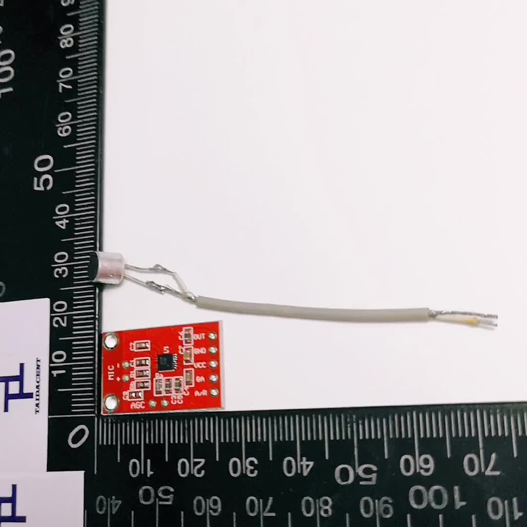 Taidacent Max9814 Agc Amp Automatic Gain Control Audio Noise Canceling Electret Condenser ...