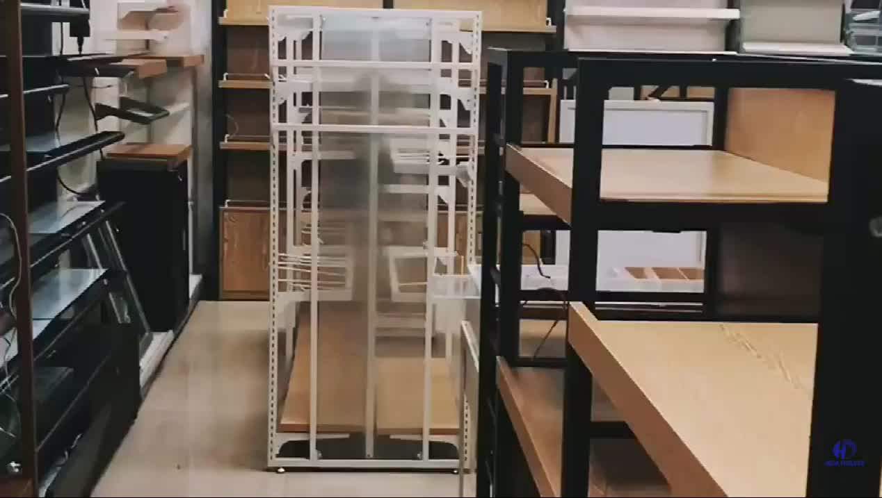 Popular Wooden And Metal Daiso Display Stand Miniso Display Rack Store ...