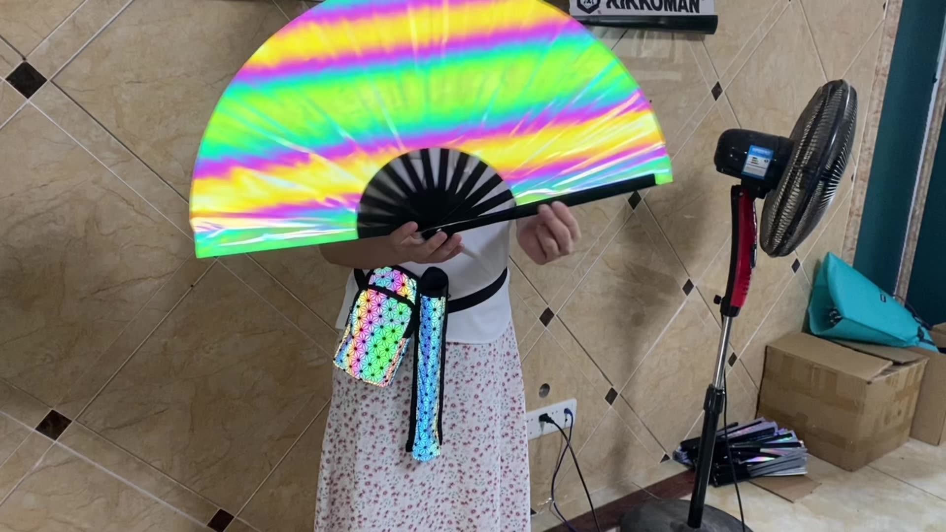 Rave Fan Holster - Rave Fan Holder Rave Festival Accessories | Hand Fan ...