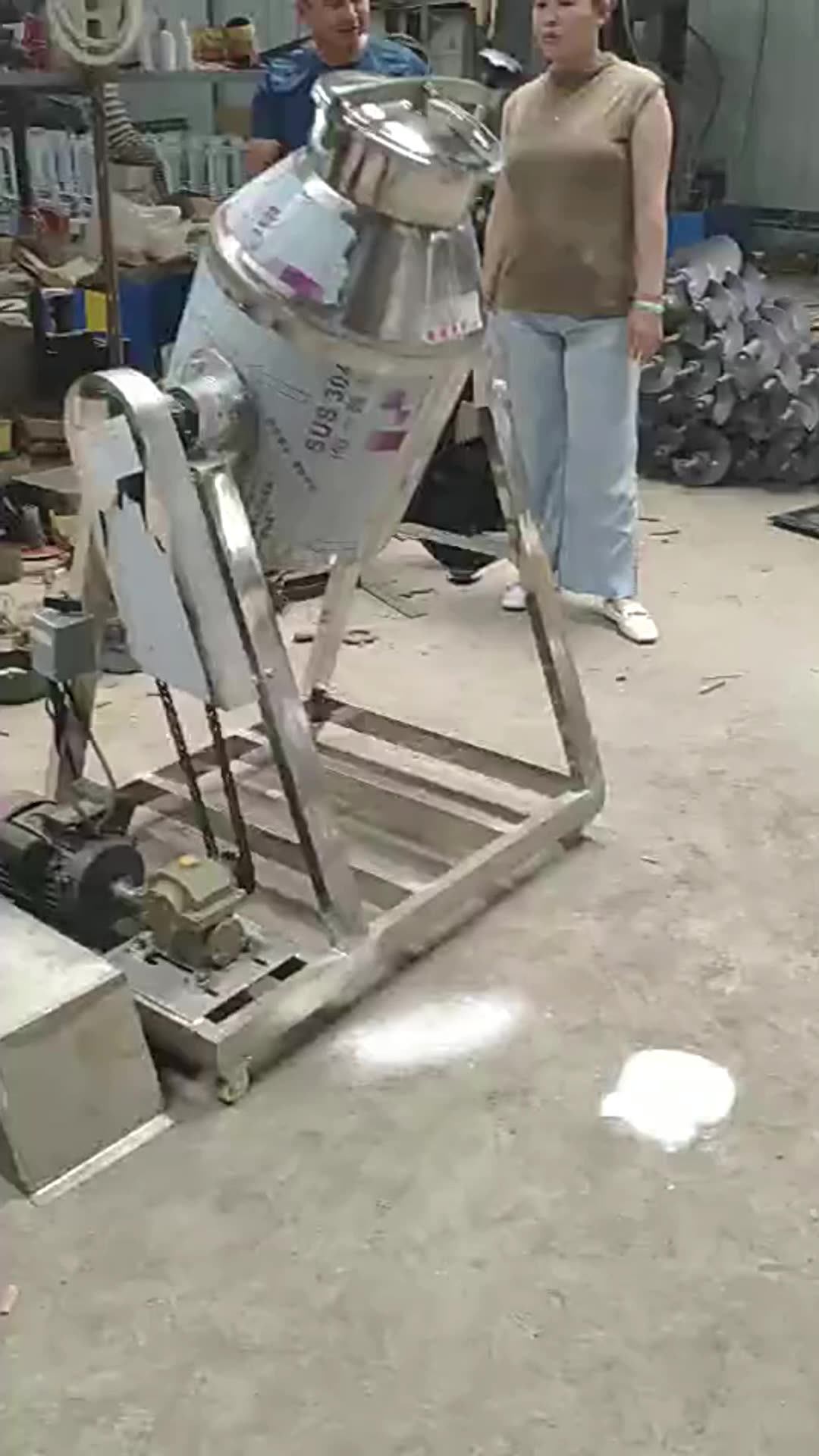 Small Rotary Agitator Mixer 5kg Lab Rotating Mixer Counter-rotating ...