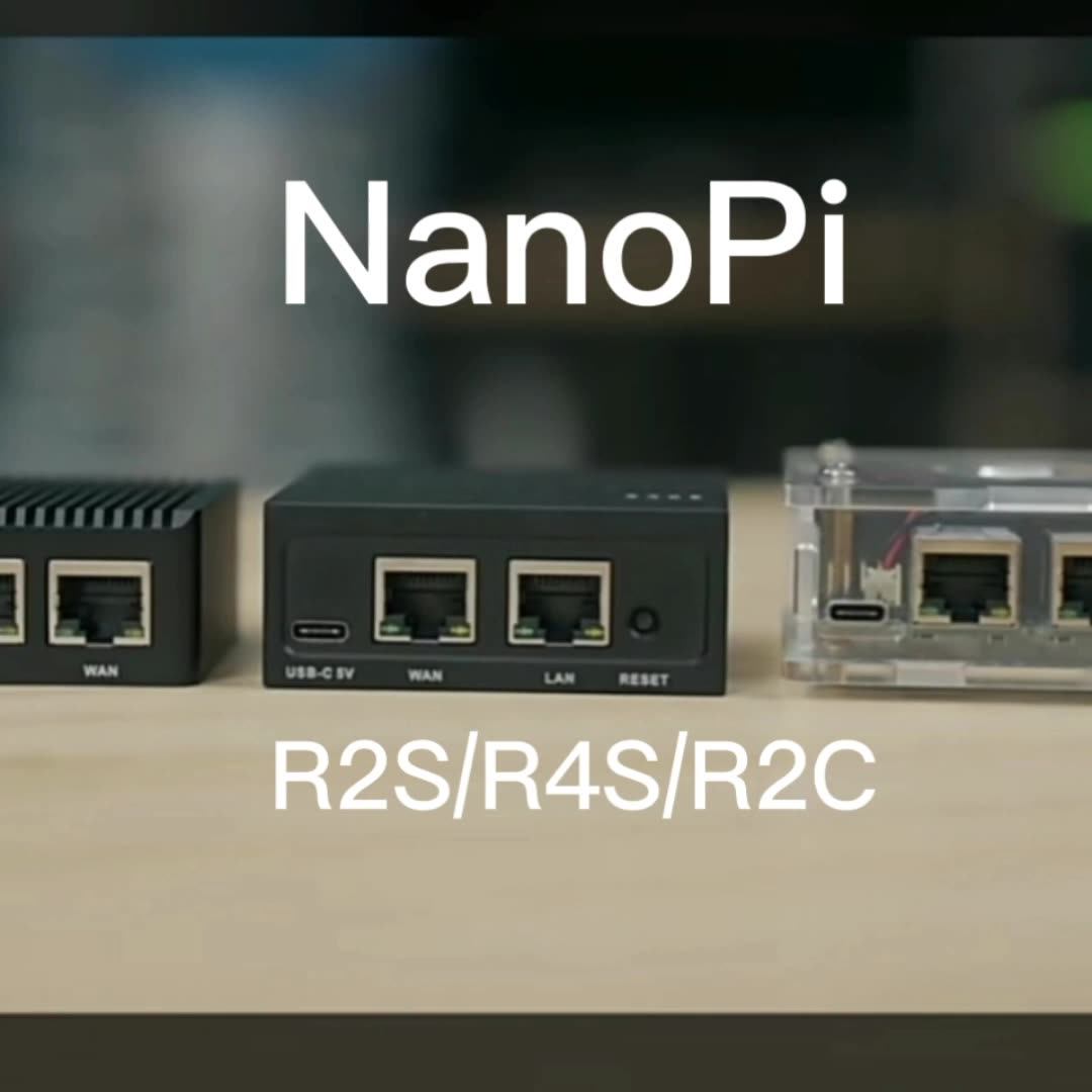 Nanopi R1 1gb Ram Dual Screen Internet Of Things Mini Router With Metal ...