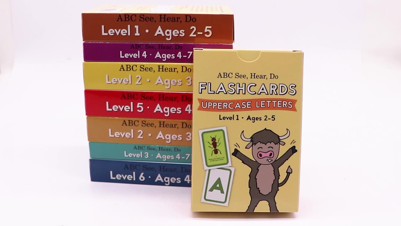 Custom Flash Card Game Printed Both Sides Kids Educational Learning ...